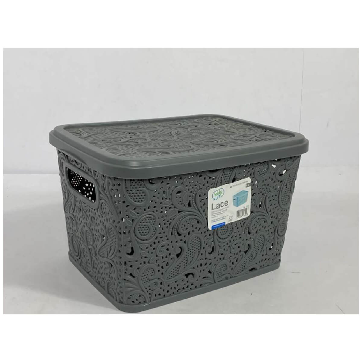 Floria Lace Storage Box W/H Lid 5,5 Lt – Hobby Life